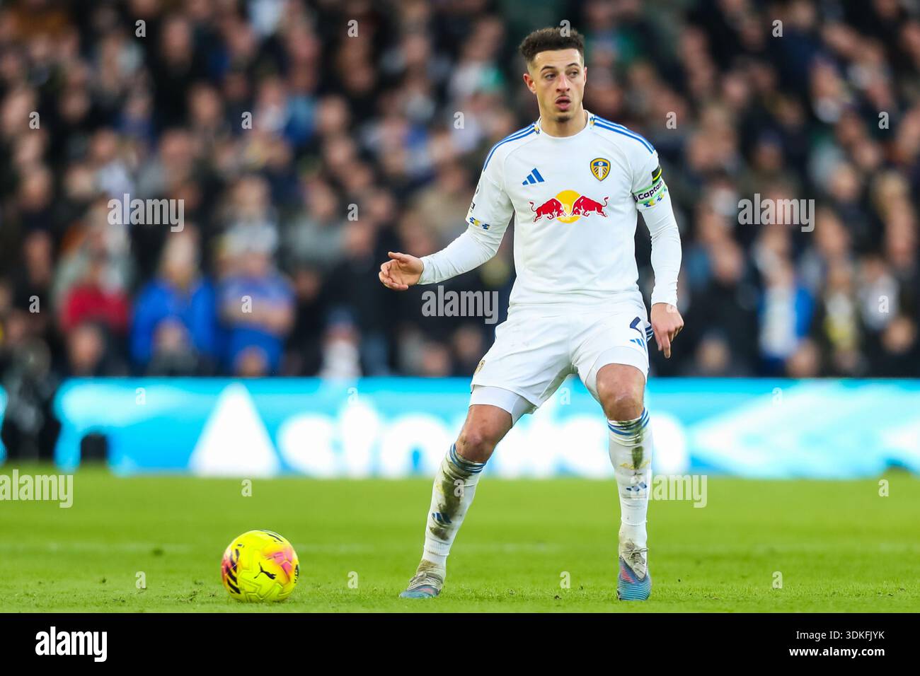 Ethan Ampadu Of Leeds United during the Leeds United v Arsenal Premier ...