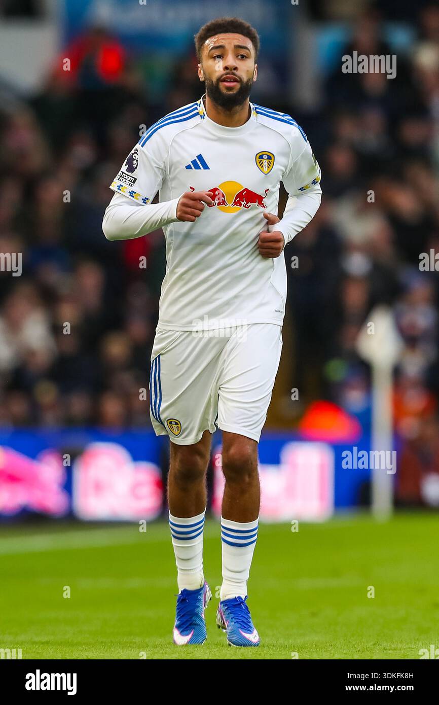 Jayden Bogle Of Leeds United during the Leeds United v Arsenal Premier ...