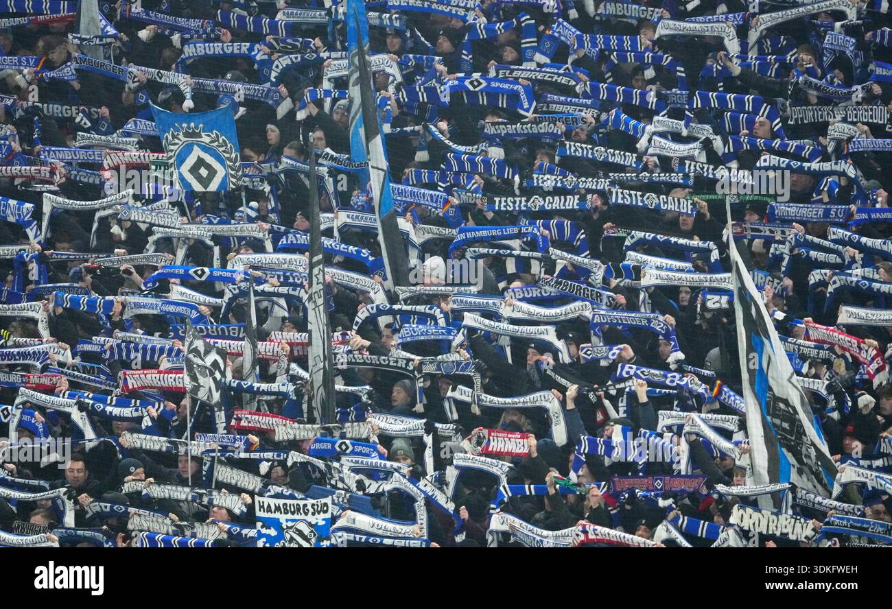 Fans supporters HSV Hamburg Hamburg, January 31, 2026, Soccer ...