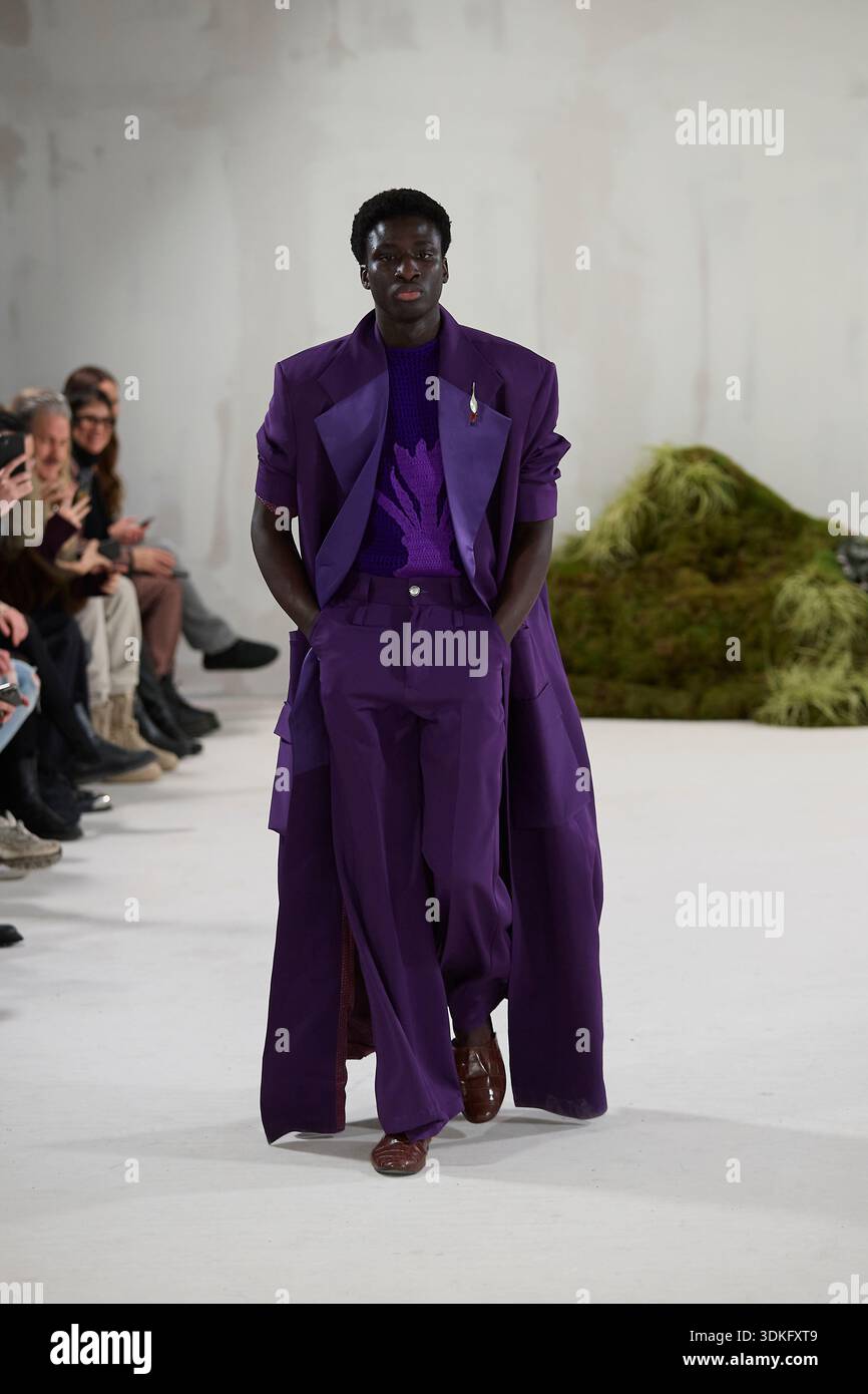 Berlin, Germany, 31st Jan, 2026. Model on runway at Orange Culture on ...