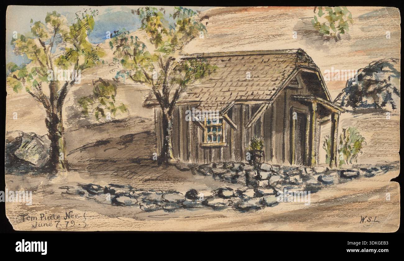 "Tem Piute, Nevada" -- Archive Mining Artwork from Walter Sully Long ...