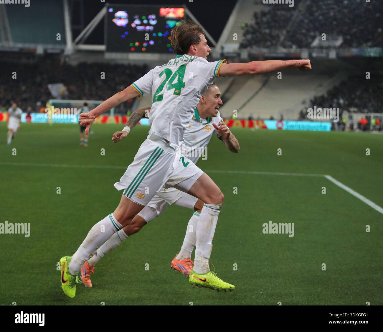 29.01.2026 Europa League Fase a Gironi : Panathinaikos vs Roma Nella ...