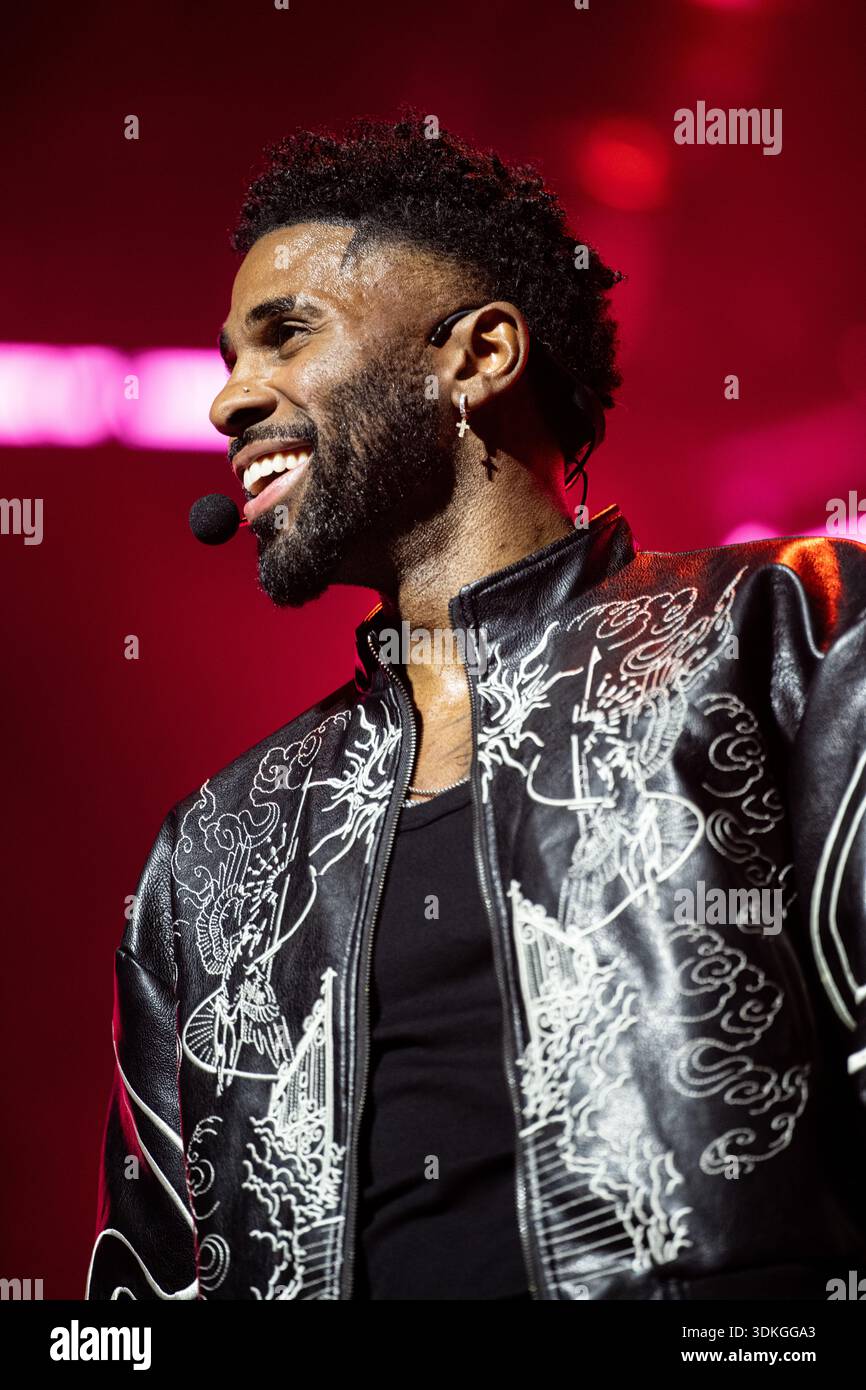 American singer-songwriter Jason Derulo in concert during his ‘Last ...