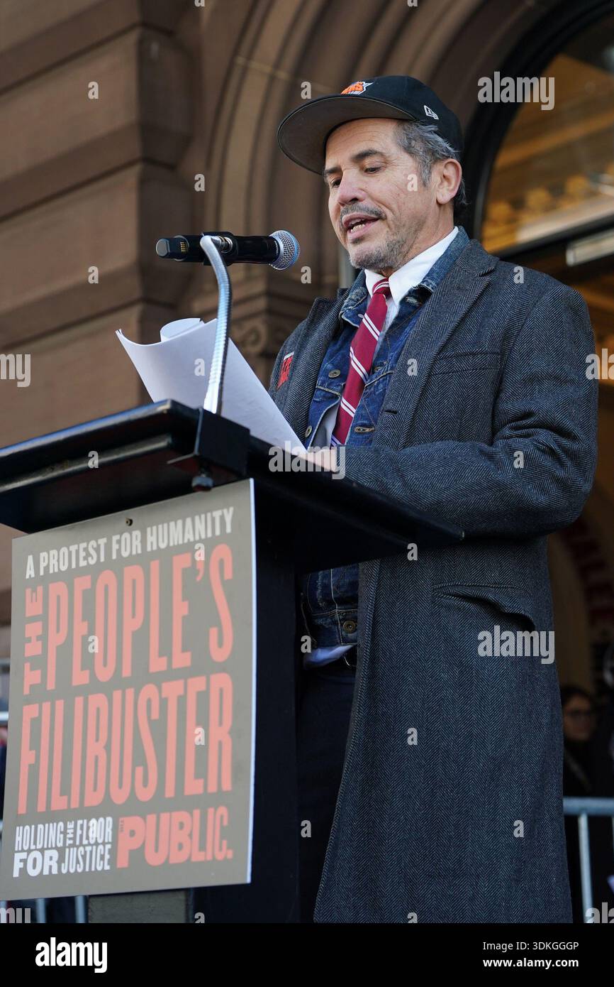 John Leguizamo at a public appearance for The People s Filibuster ...