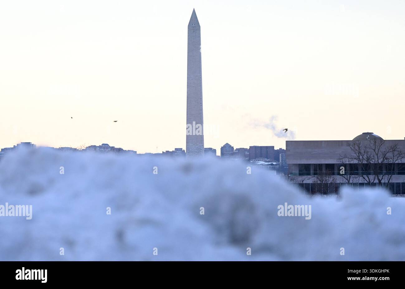 Washington, United States. 31st Jan, 2026. The Washington Monument is ...
