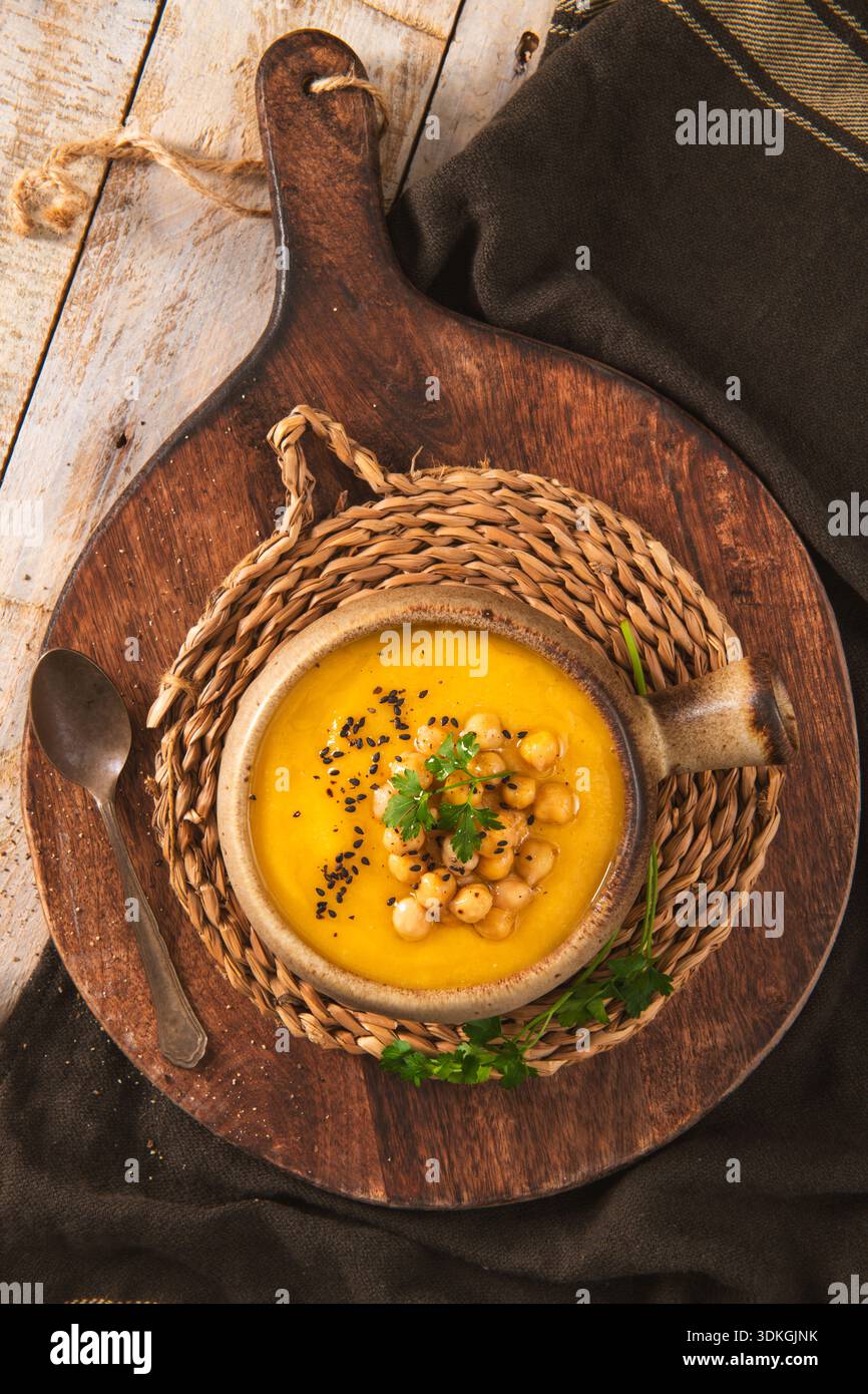 Warm vibrant vegetable puree hi-res stock photography and images - Alamy