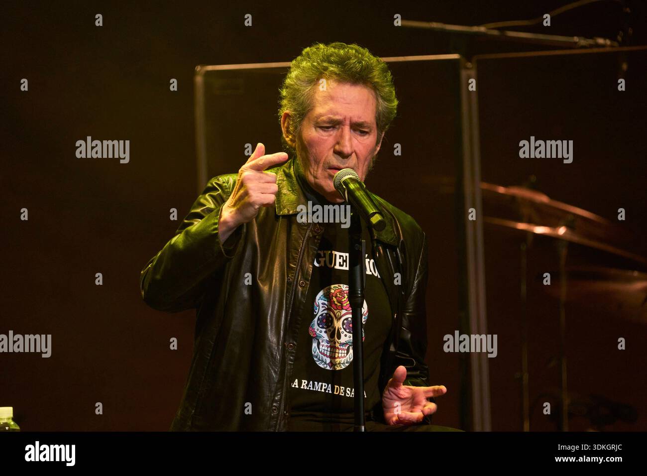 Miguel Rios performs on stage as part of 'El ultimo vals' tour at ...