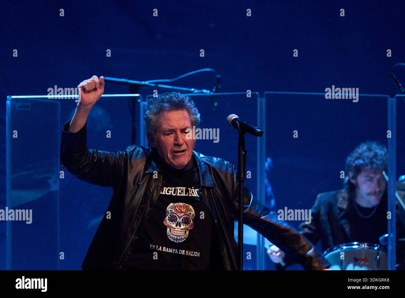 Miguel Rios performs on stage as part of 'El ultimo vals' tour at ...