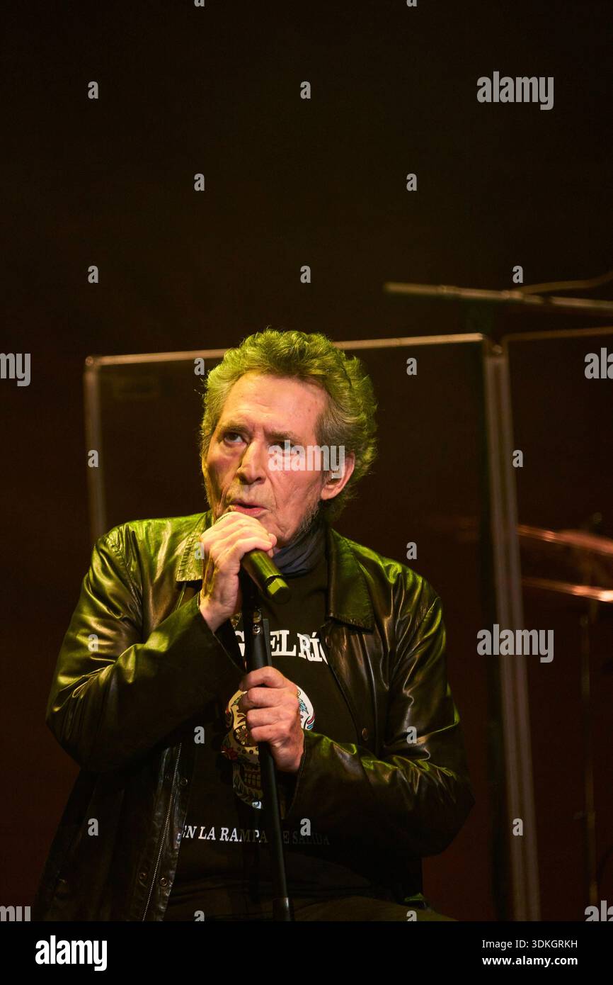 Miguel Rios performs on stage as part of 'El ultimo vals' tour at ...