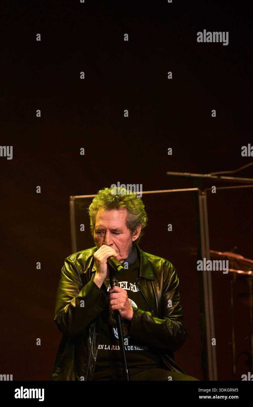 Miguel Rios performs on stage as part of 'El ultimo vals' tour at ...