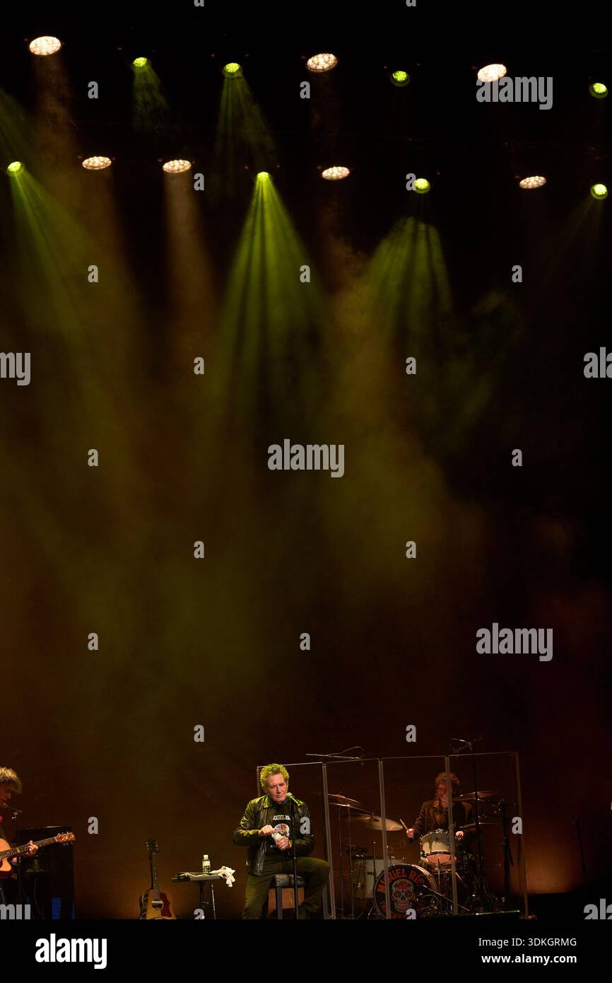 Miguel Rios performs on stage as part of 'El ultimo vals' tour at ...