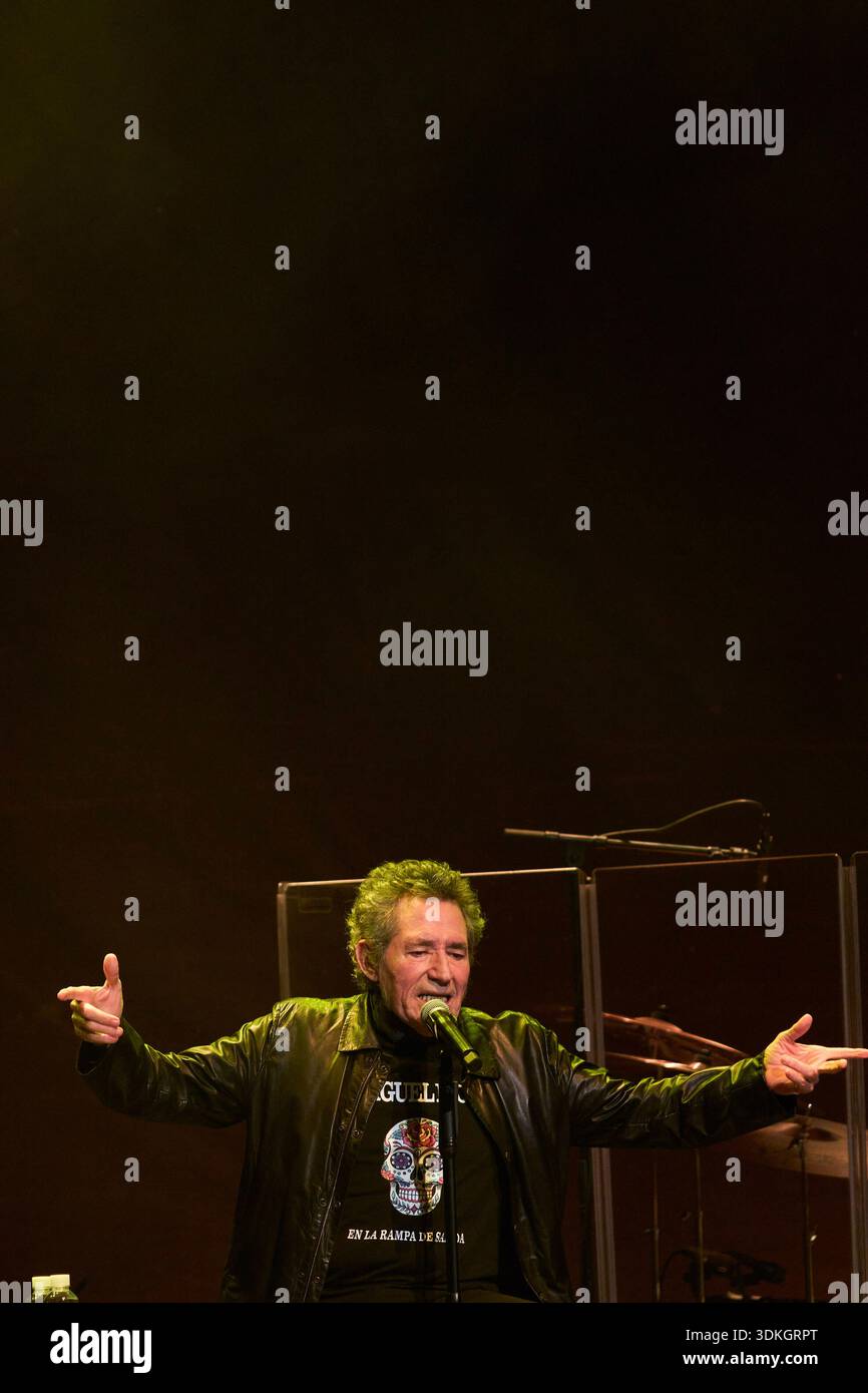 Miguel Rios performs on stage as part of 'El ultimo vals' tour at ...
