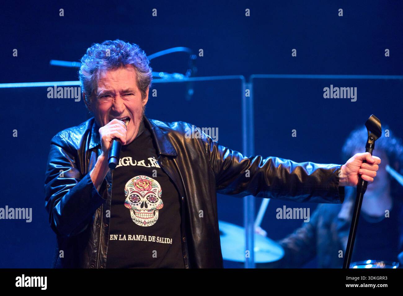 Miguel Rios performs on stage as part of 'El ultimo vals' tour at ...