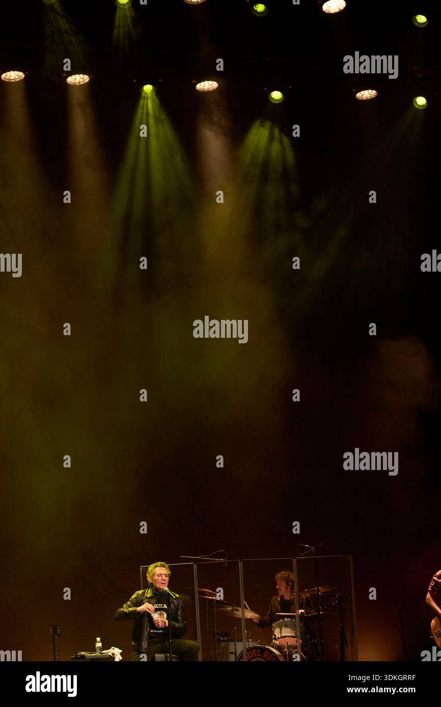 Miguel Rios performs on stage as part of 'El ultimo vals' tour at ...