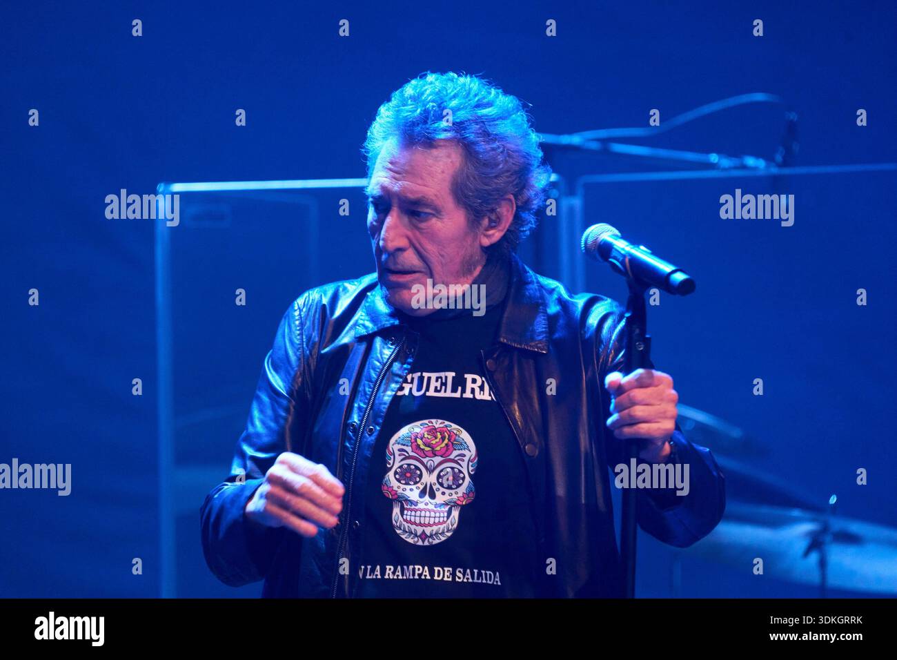 Miguel Rios performs on stage as part of 'El ultimo vals' tour at ...
