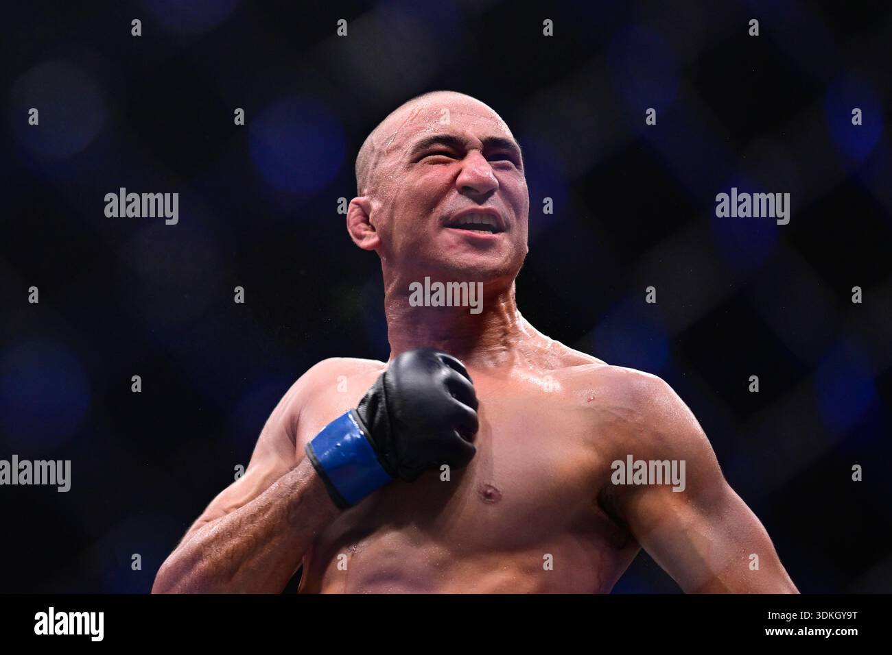 Dom Mar Fan of Australia celebrtatyes his win during his Lightweigh ...