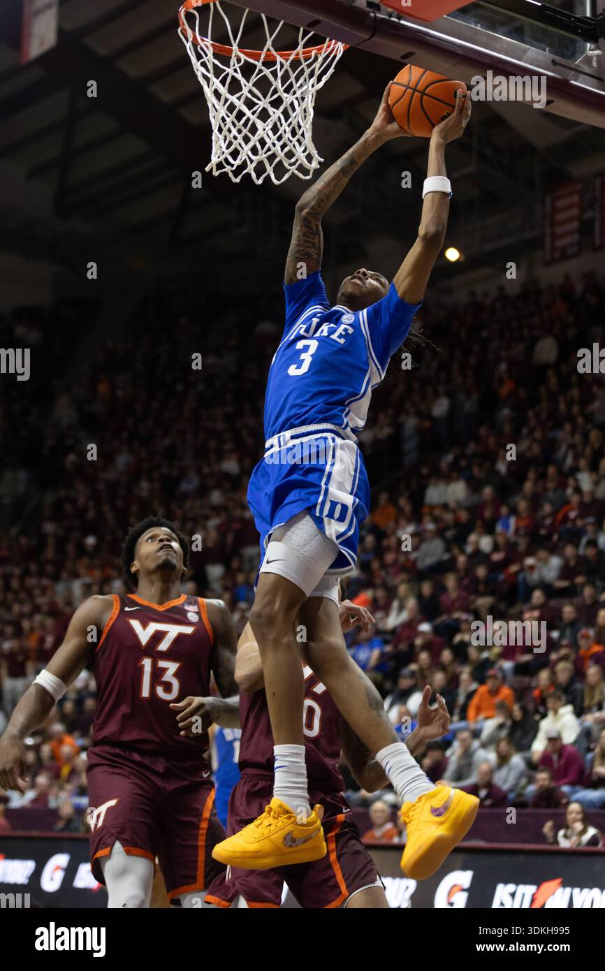 Duke Blue Devils guard Isaiah Evans (3) shoots the ball at Cassell ...