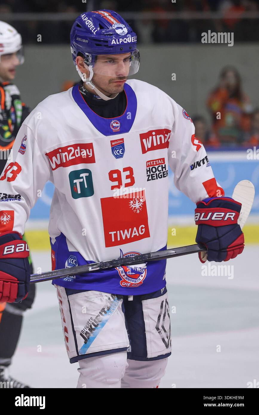 Graz, Austria, January 31, 2026 - ICE HOCKEY - ICE Hockey League, Graz ...