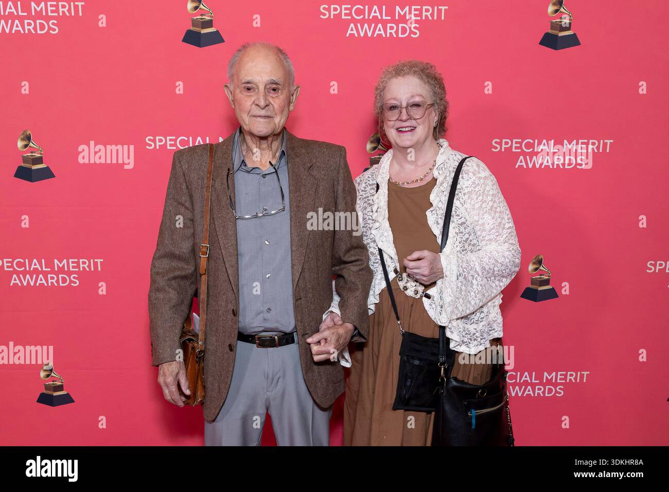John Chowning and Maureen Chowning attend the arrivals of the Recording ...