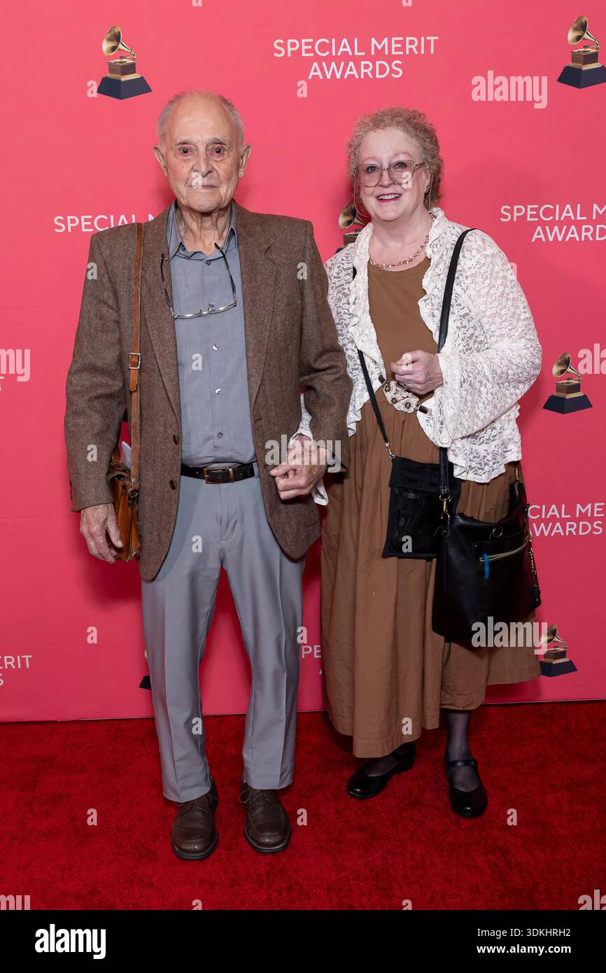 John Chowning and Maureen Chowning attend the arrivals of the Recording ...