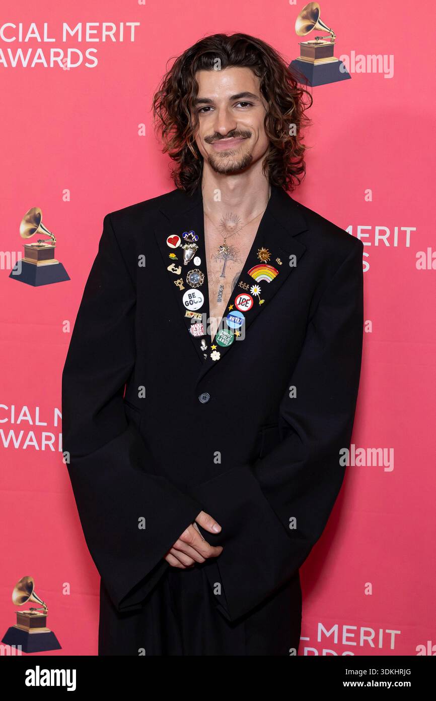 Mike Sabath attends the arrivals of the Recording Academy’s Special ...