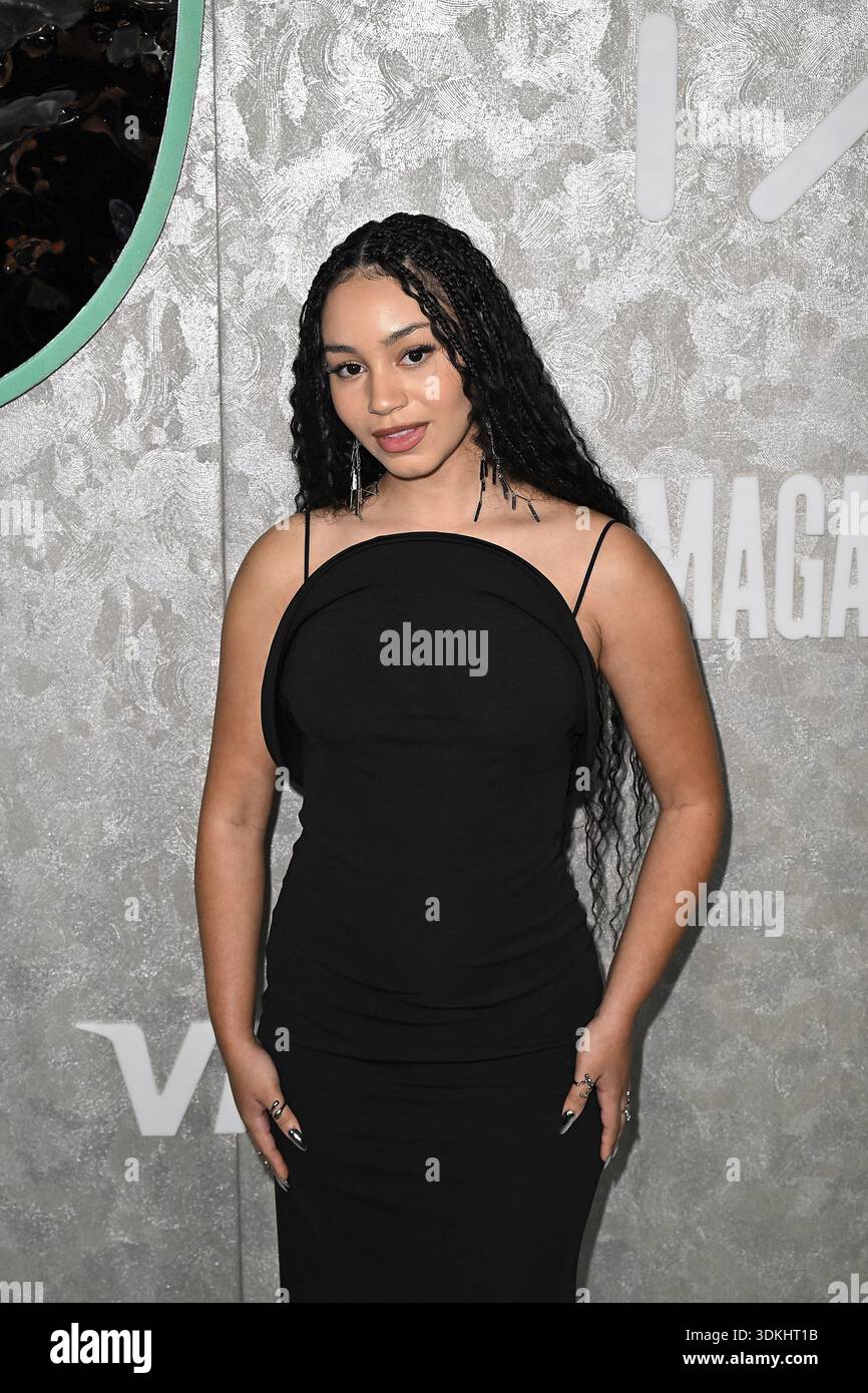 Lala attends the Warner Music Group Pre-Grammy awards party on January ...