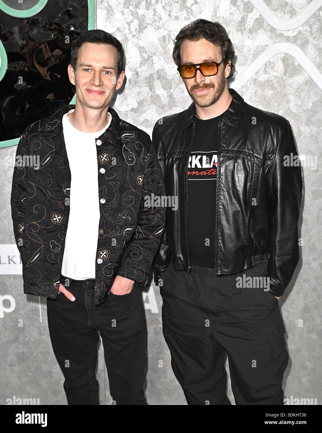Tim Zientek, Greg Trimmer attend the Warner Music Group Pre-Grammy ...