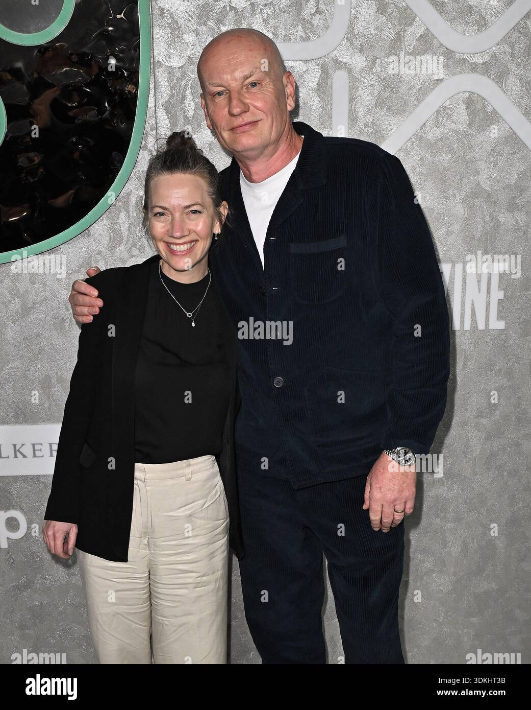 Guy Moot, Carianne Marshall attend the Warner Music Group Pre-Grammy ...