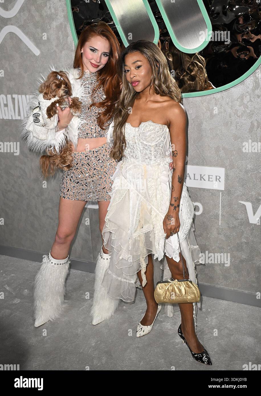 Chloe Jane, Maya B attend the Warner Music Group Pre-Grammy awards ...