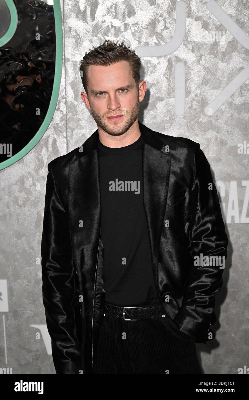 August Getty attends the Warner Music Group Pre-Grammy awards party on ...