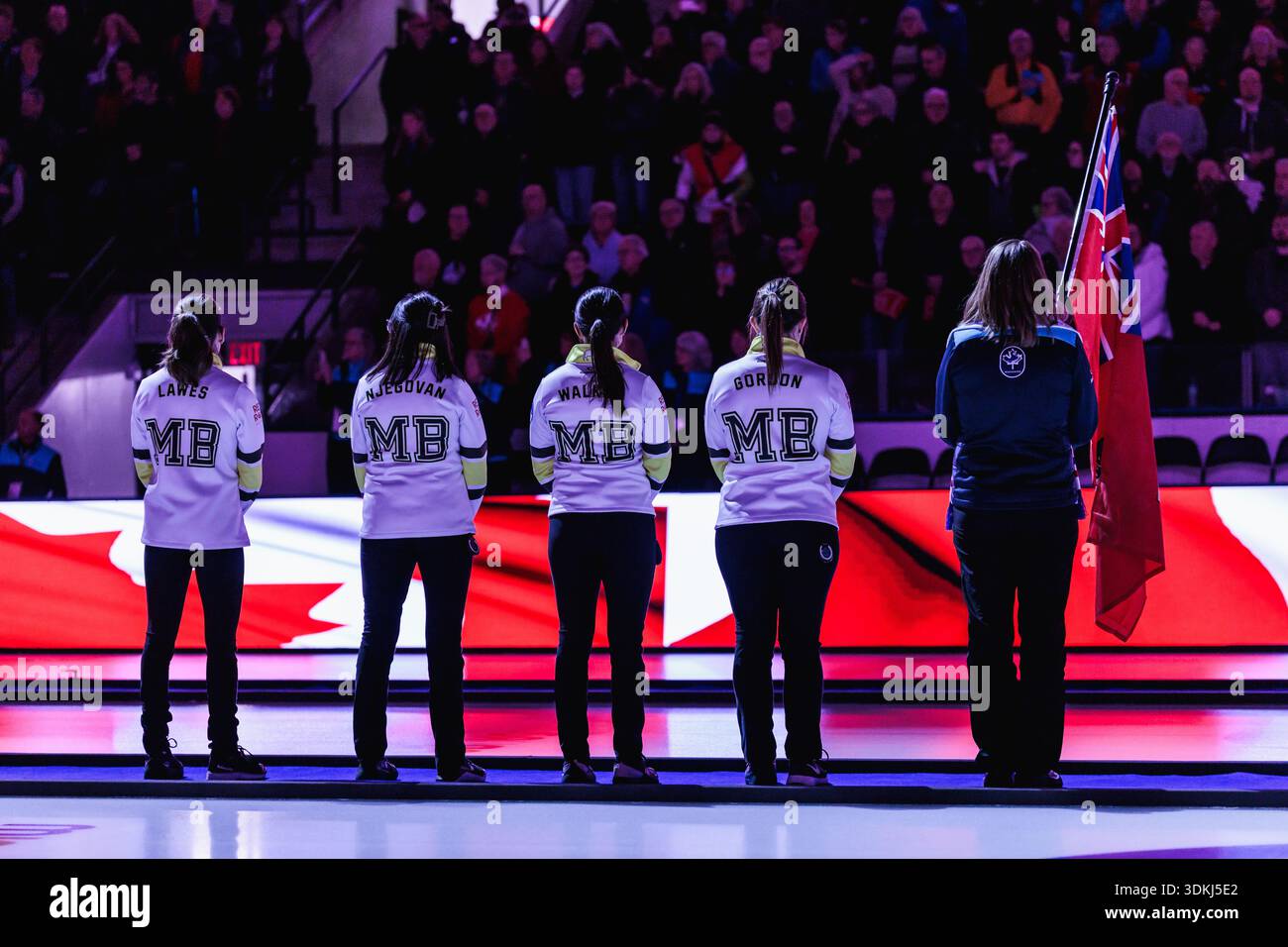 MISSISSAUGA, ON - JANUARY 31: (L-R) Kaitlyn Lawes, Selena Njegovan ...