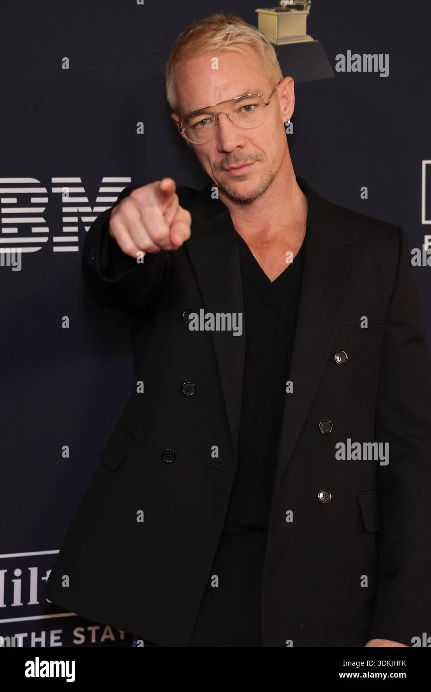 LOS ANGELES, CALIFORNIA - JANUARY 31: Diplo at The GRAMMY Salute to ...