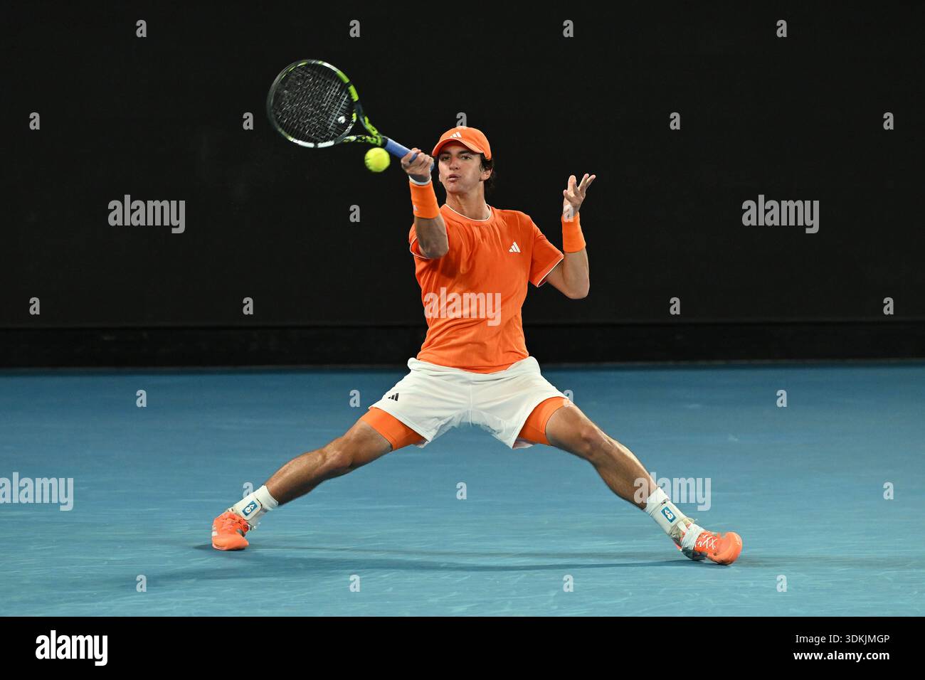 Keaton Hance of the U.S in action against Ziga Sesko of Slovenia during ...