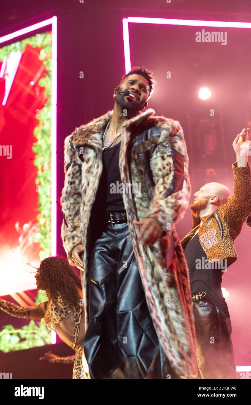 London, United Kingdom. 31st January 2026. Jason Derulo performs live ...