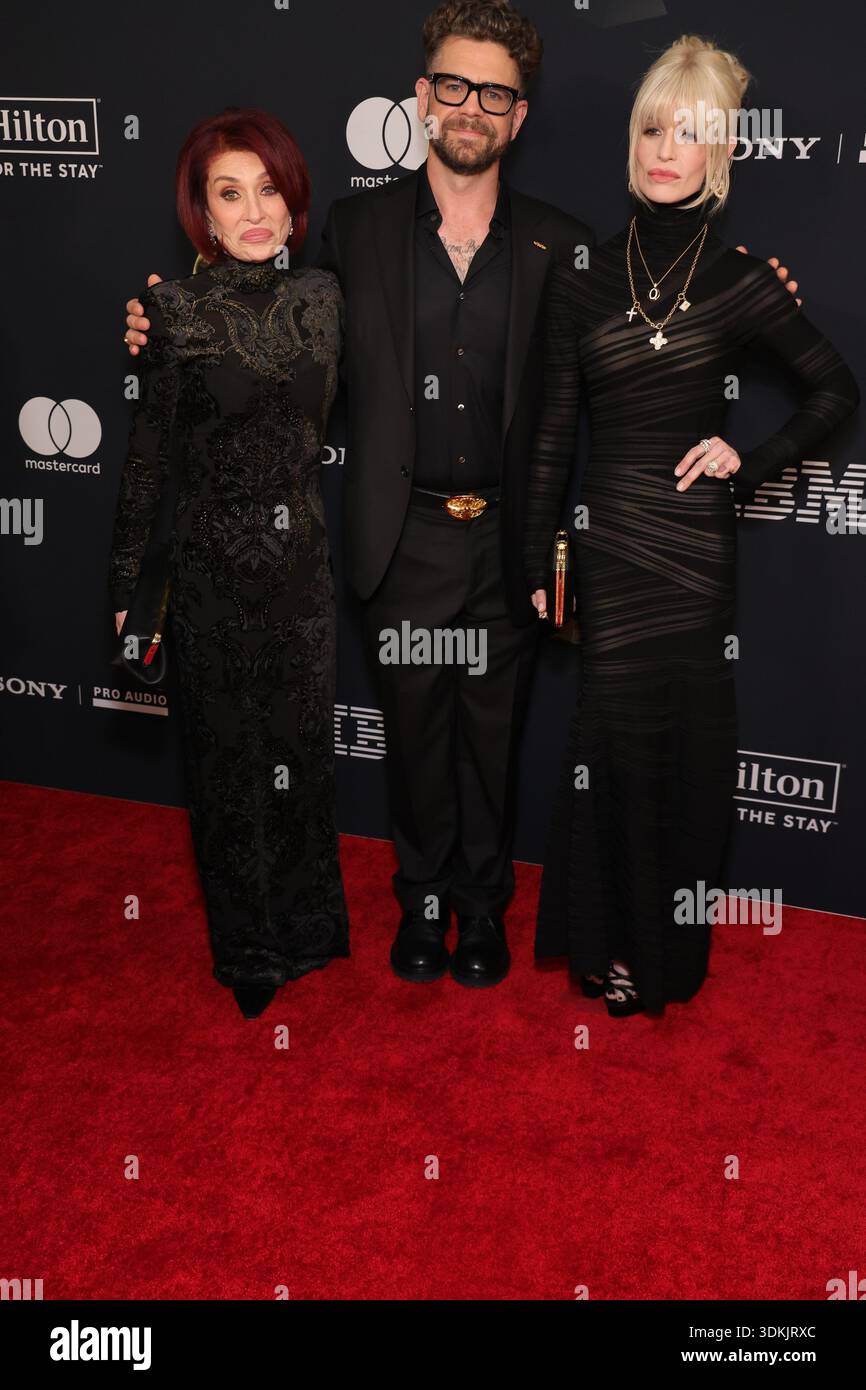 LOS ANGELES, CALIFORNIA - JANUARY 31 Sharon Osbourne, Jack Osbourne ...