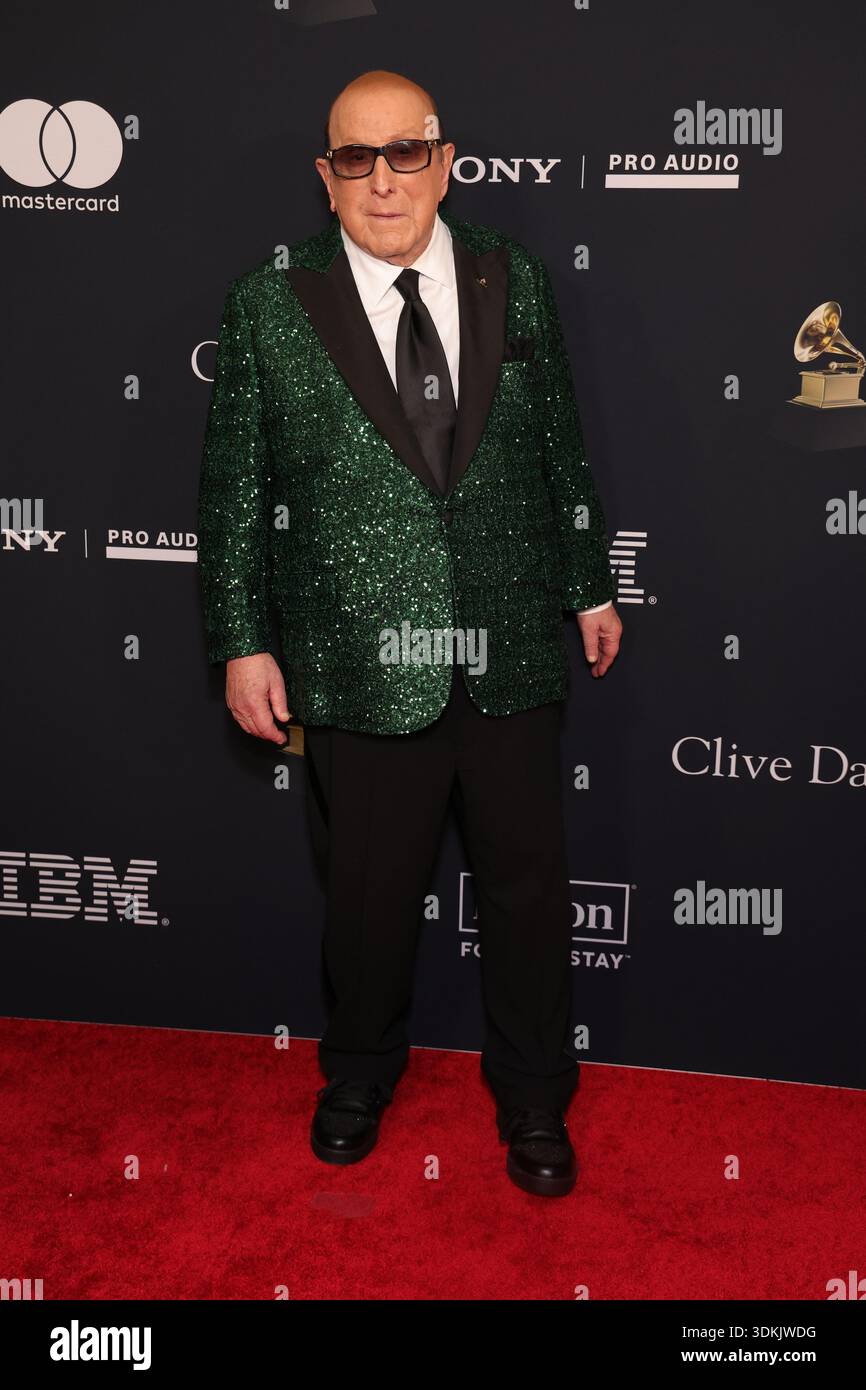 Los Angeles, California, USA. 31st Jan, 2026. Clive Davis at The GRAMMY ...