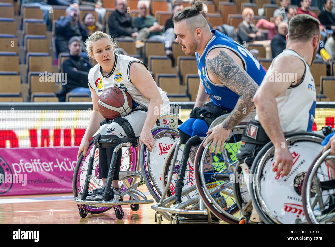 Rose Hollermann (RSV Lahn-Dill, 15), Aaron Hirst (RB Zwickau, 24) RBBL ...