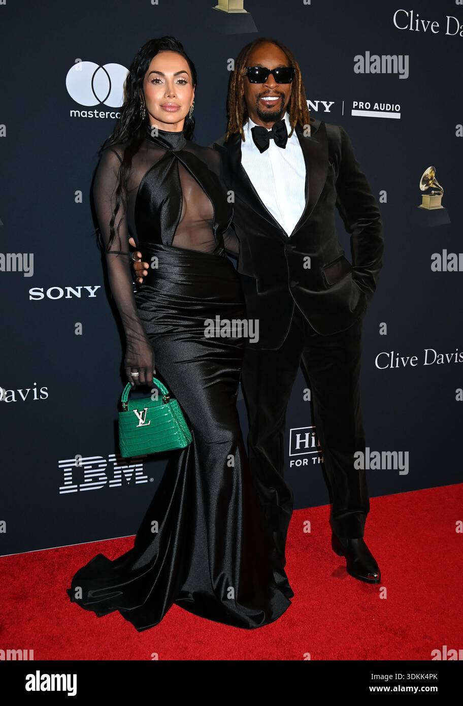 Jamila Sozahdah and Lil Jon arriving to the 2026 Pre-GRAMMY Gala held ...