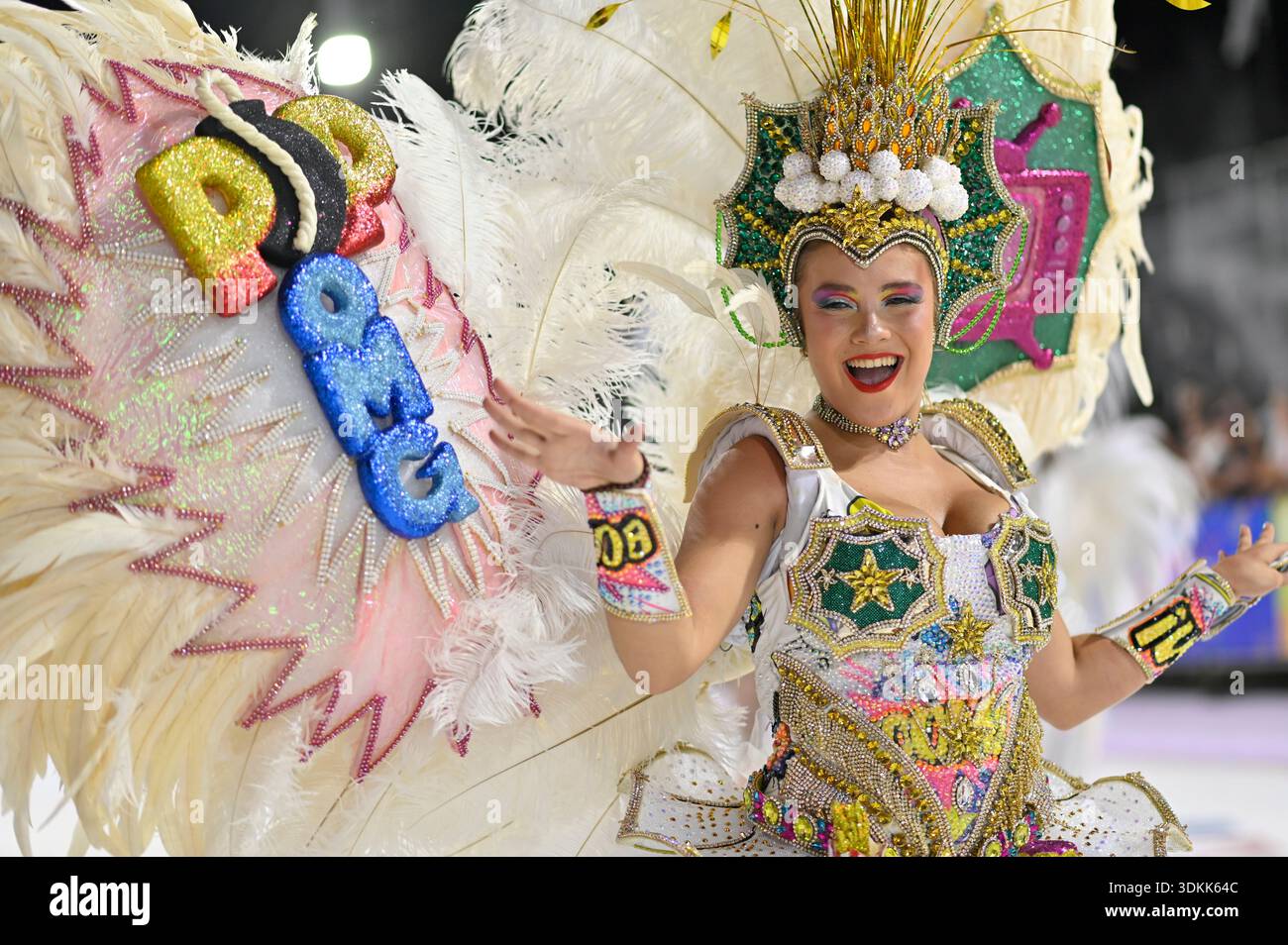 Corrientes, Corrientes, Argentina. 01 February 2026. Sapucay performer ...