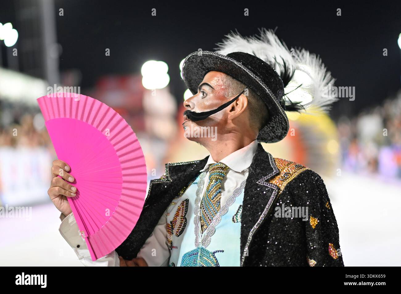 Corrientes, Corrientes, Argentina. 01 February 2026. Sapucay performer ...