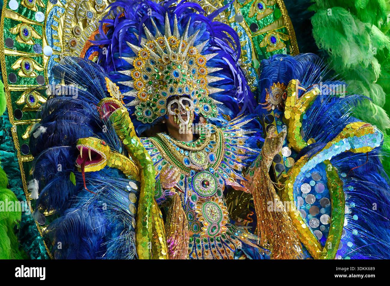 Corrientes, Corrientes, Argentina. 01 February 2026. Sapucay performer ...