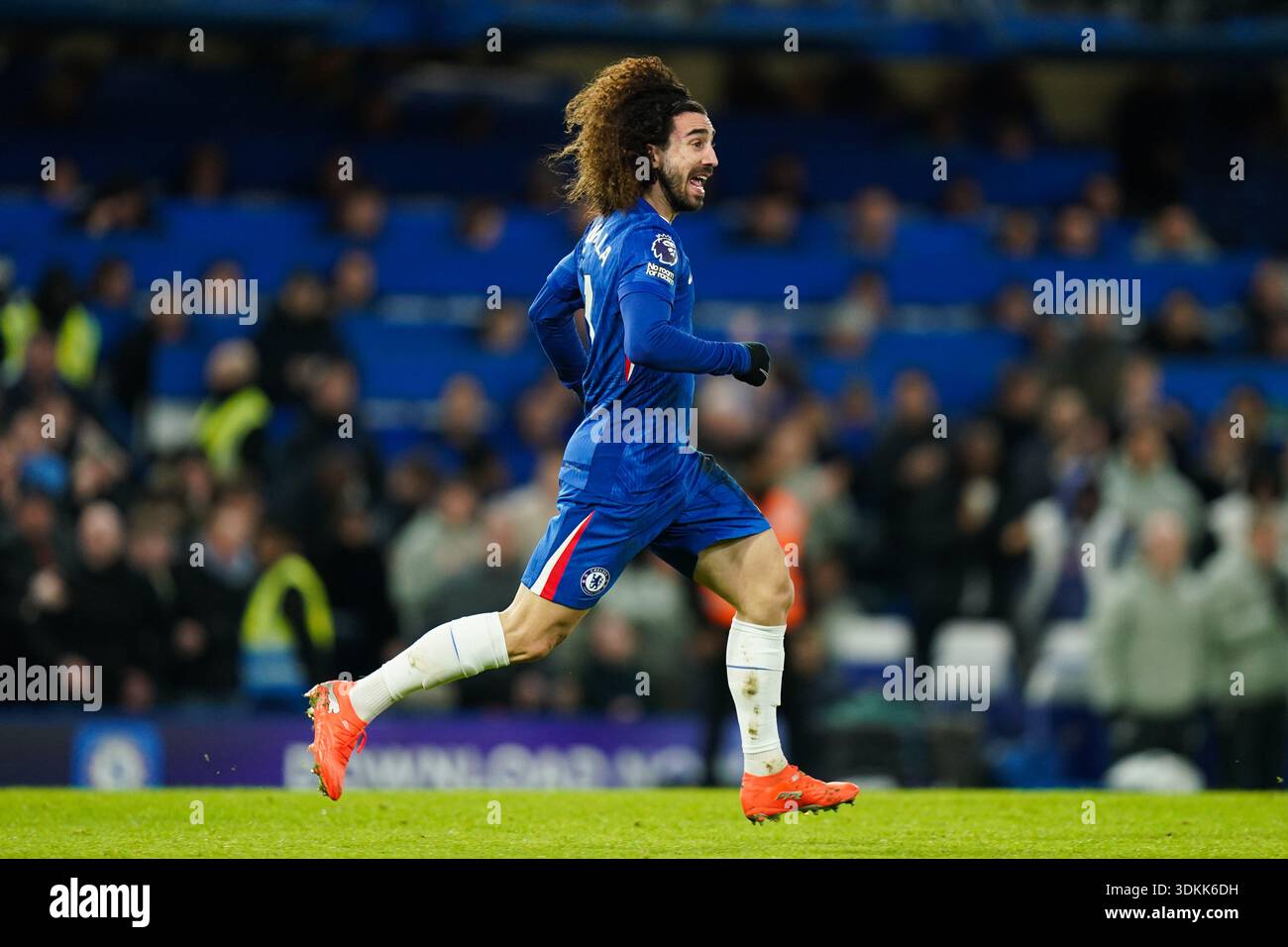 Marc Cucurella of Chelsea celebrating his goal to make it 2-2 during ...