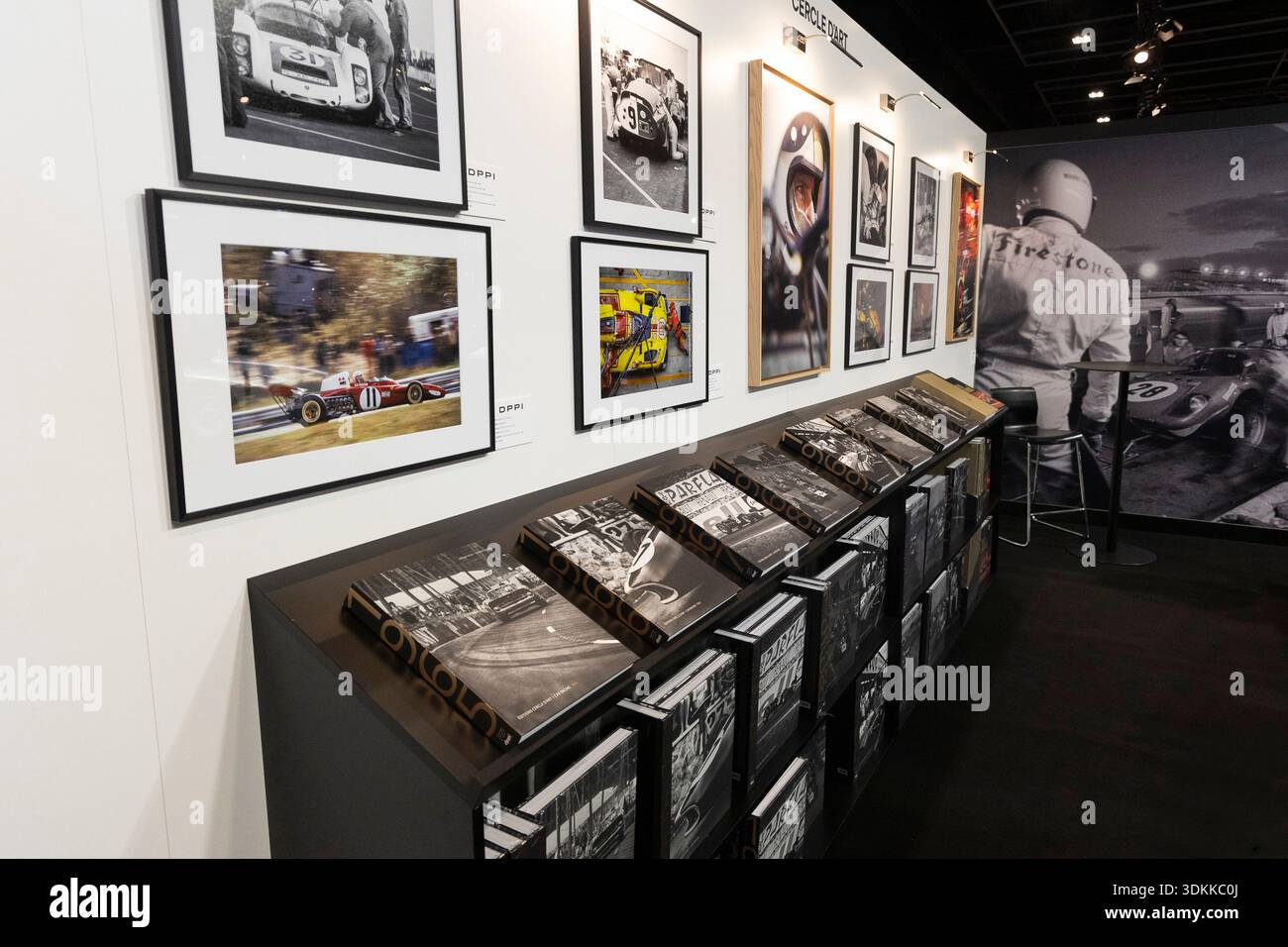 Stand DPPI during the Retromobile motorshow 2026 at the Paris Expo ...