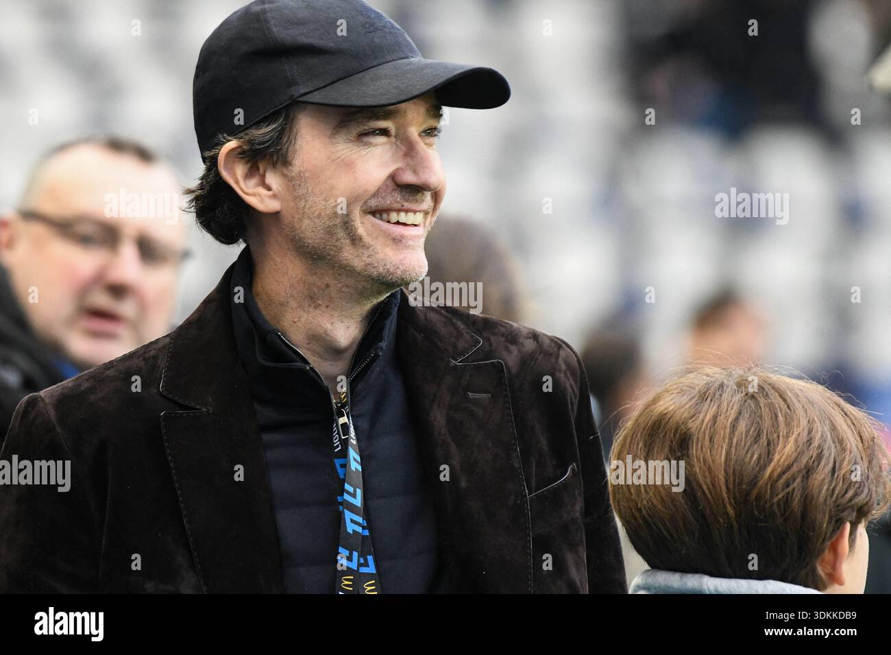 Antoine Arnault, a few hours before the start of the match between ...