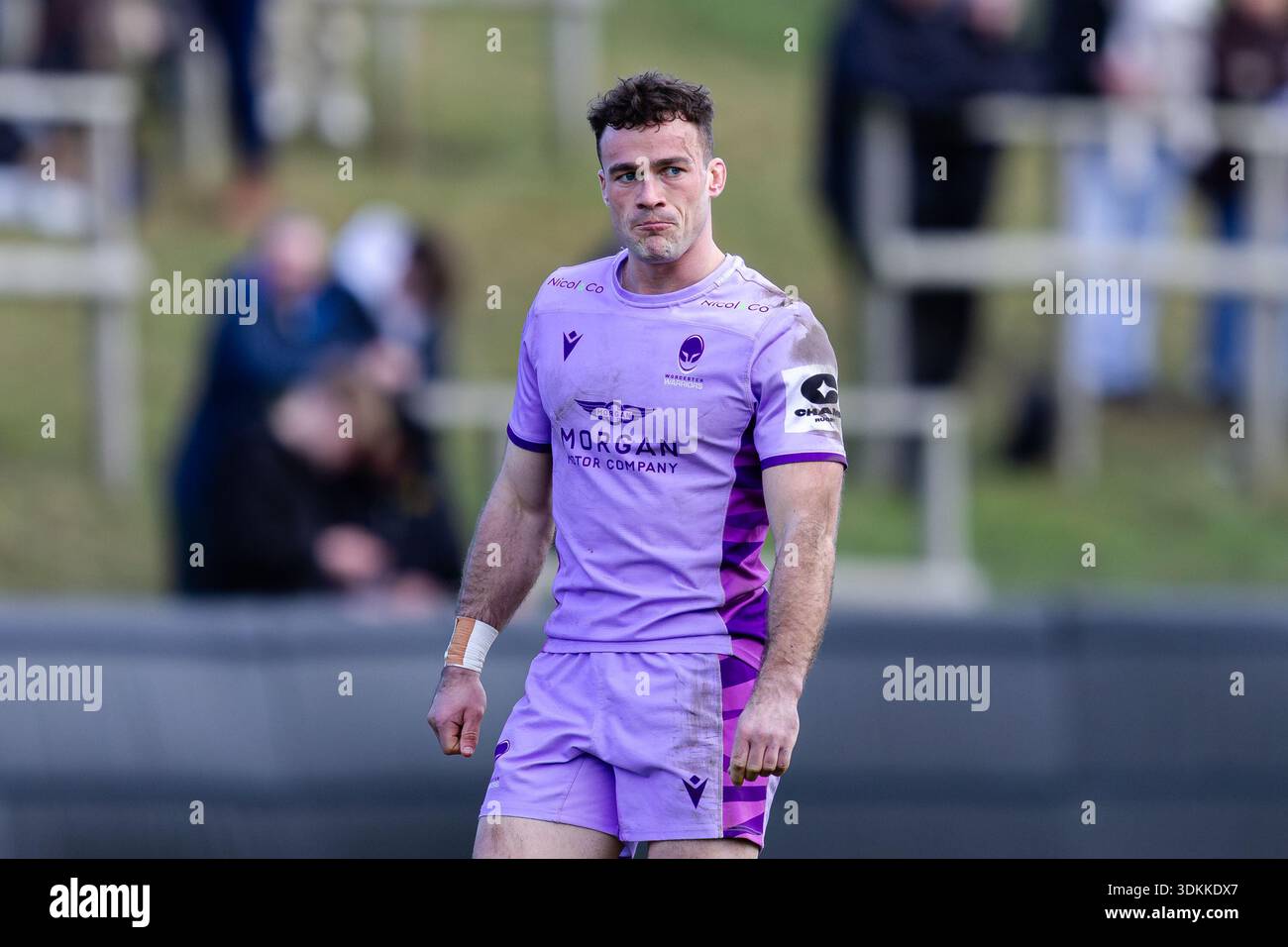 Ampthill, England, UK, 31 January 2026. Will Trewin of Worcester ...