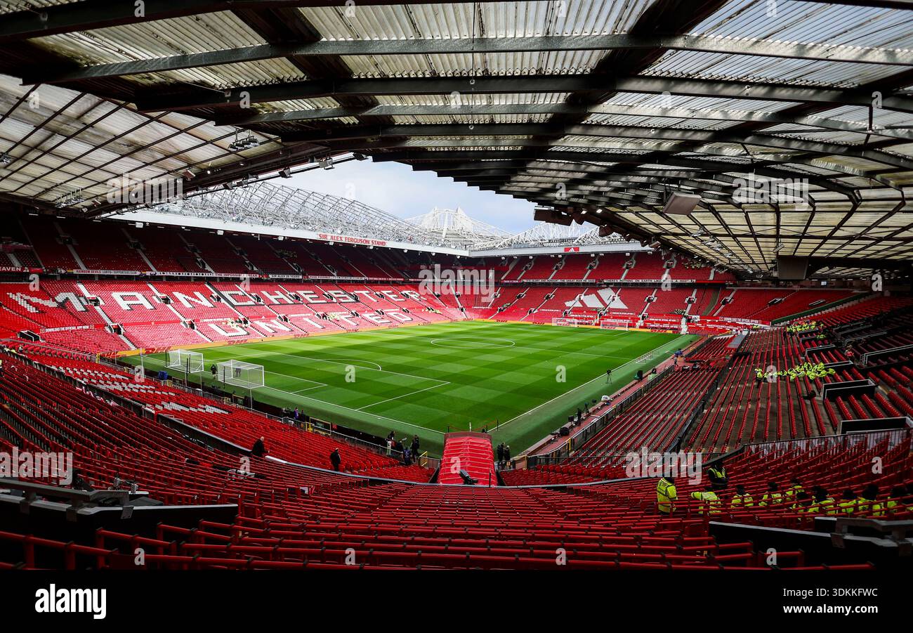 Ground View inside the Stadium during the Manchester United v Fulham ...