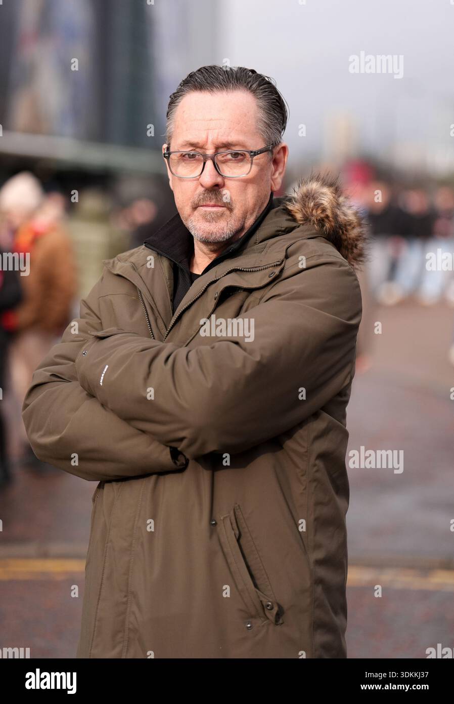 Steve Crompton, spokesperson for The 1958 fan group, ahead of a planned ...
