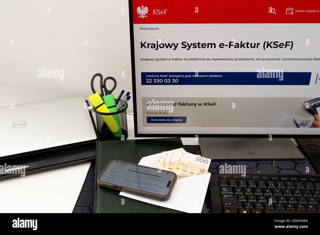 Login page for the new KSeF system, online invoicing system, from ...