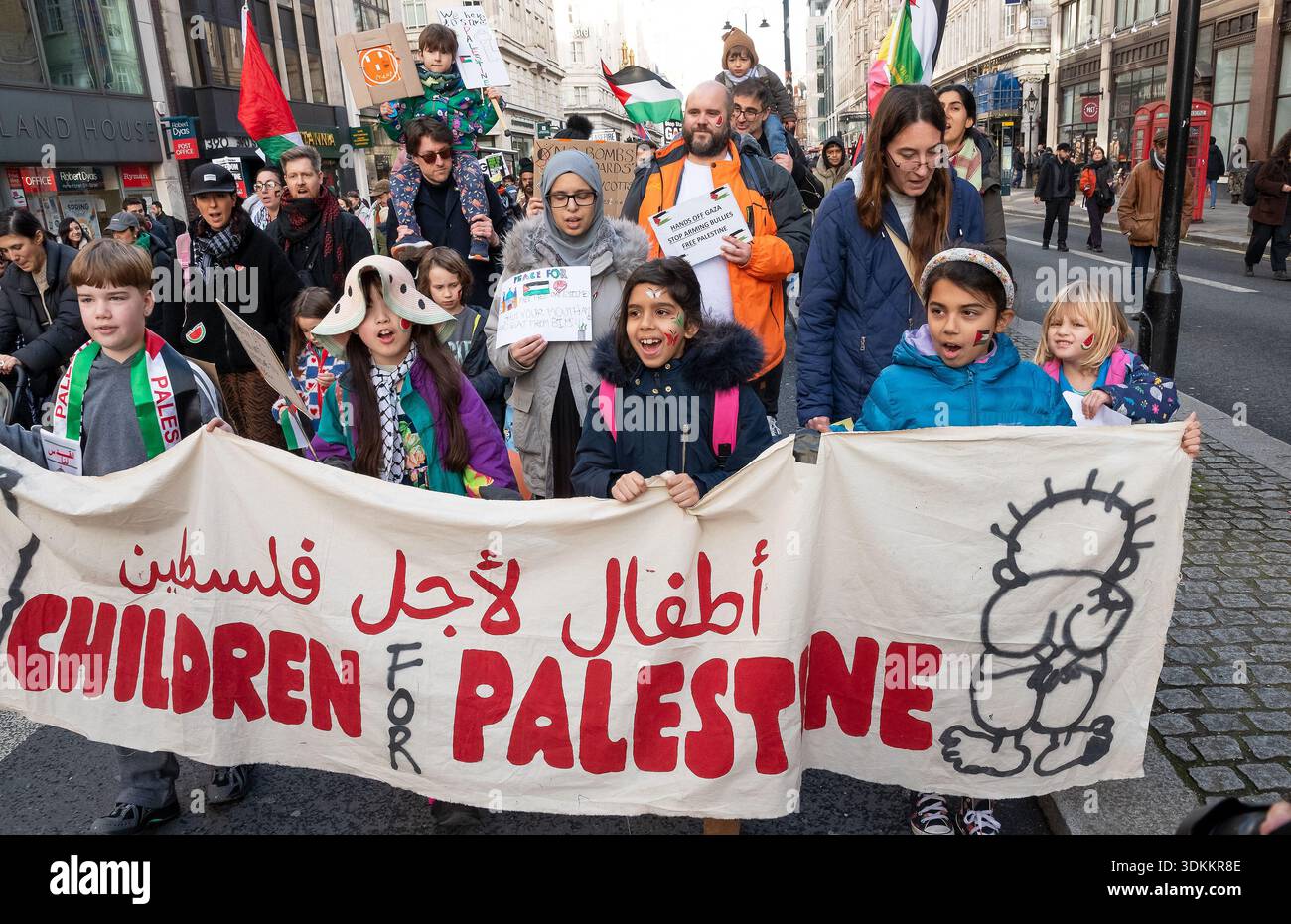 London UK, 31st January 2026. Palestine Solidarity Campaign March from ...