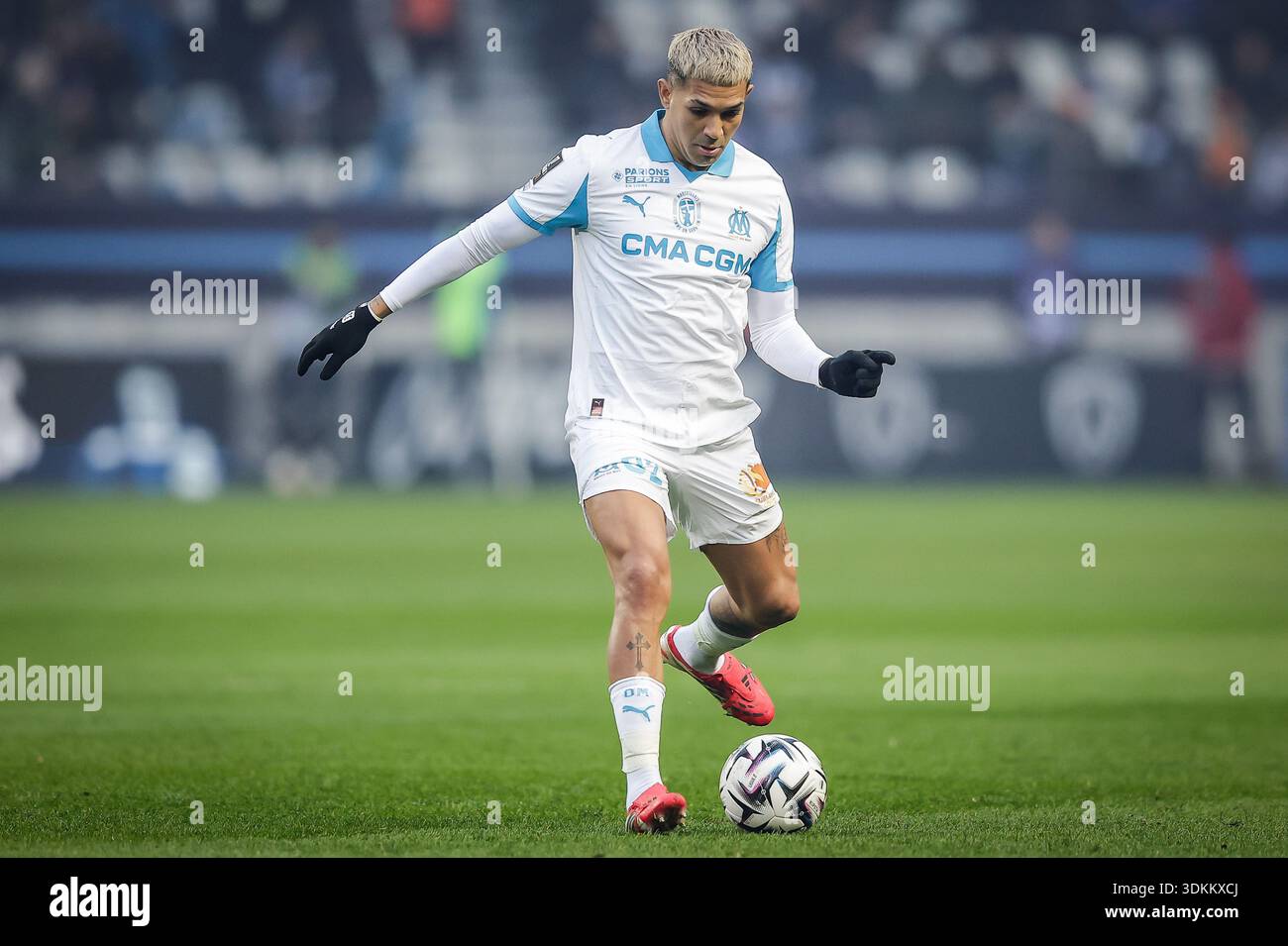 Facundo MEDINA of Marseille during the French championship Ligue 1 ...
